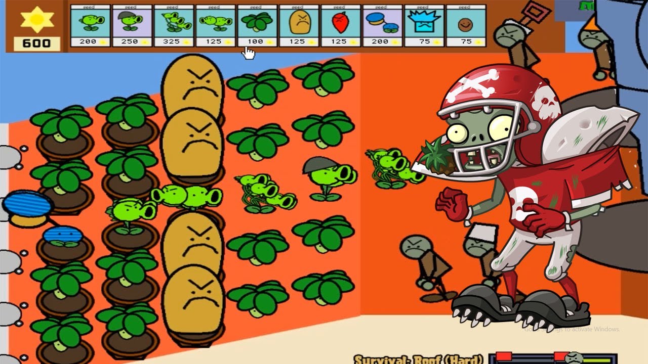 Paint Contra Zombies PVZ Paint Pack Team Pea Winter Melon Vs Dr Zomboss ...