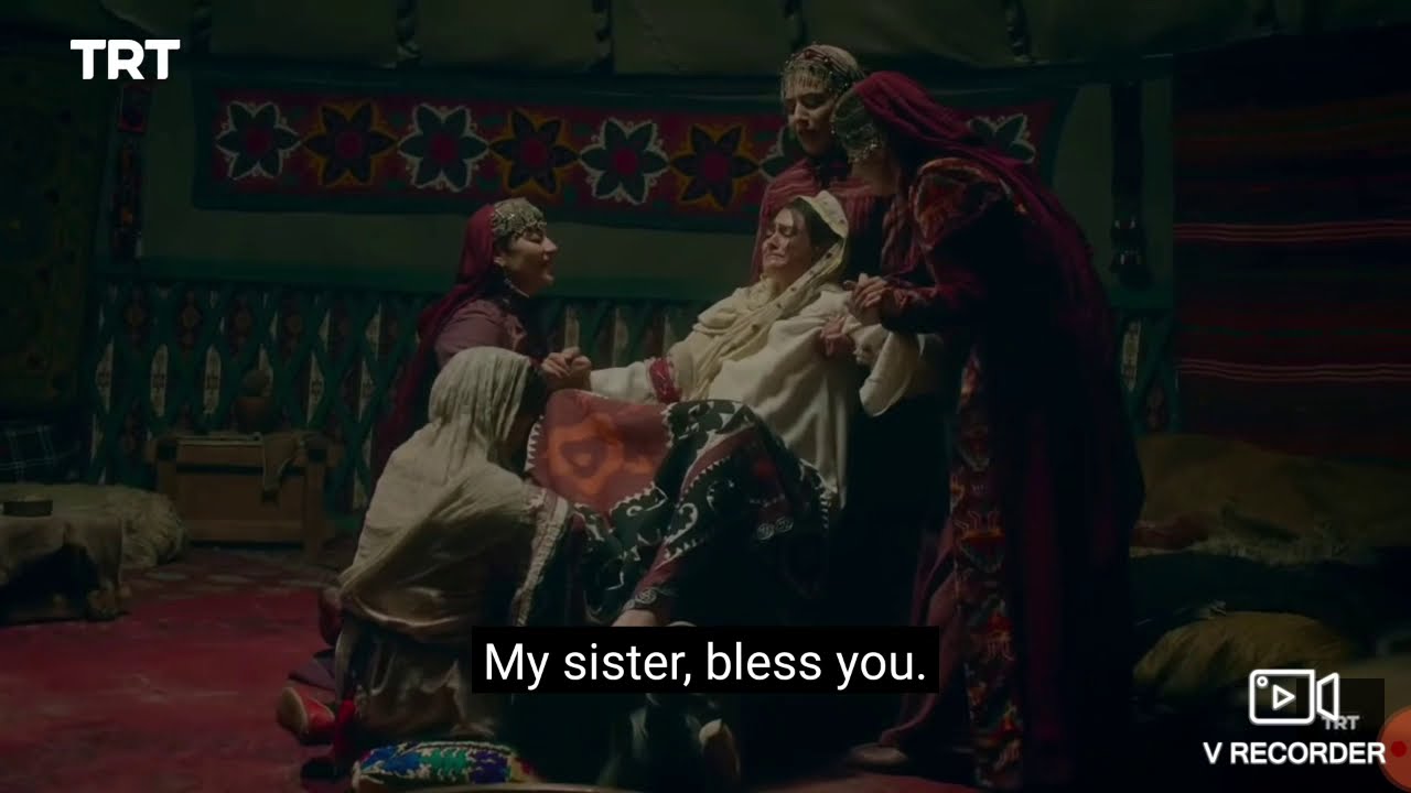 halima sultan give birth to gunduz| gunduz bey birth scene - YouTube