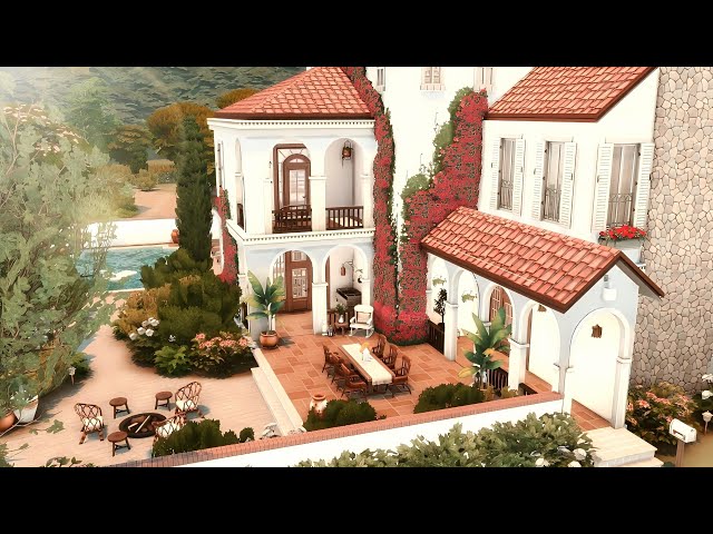 Spanish Villa Sims 4 Houses Mod The Sims Spanish Revival Mansion [NO
