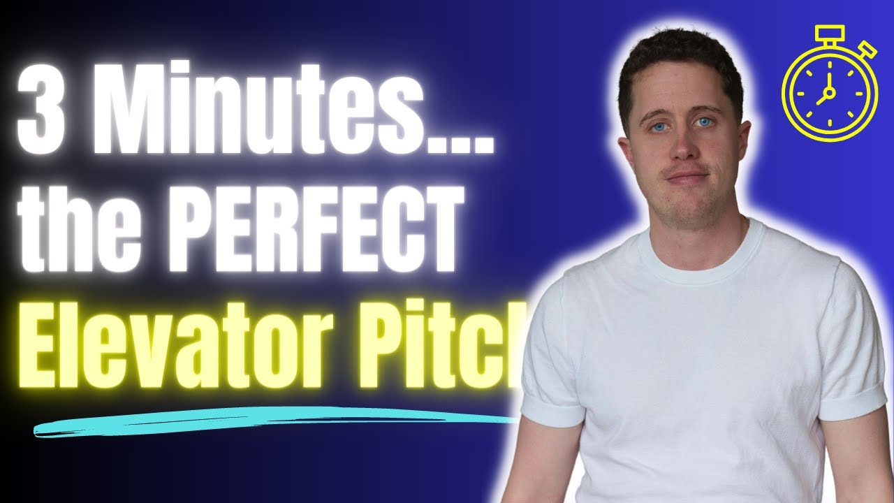 4 Steps to Build Your Elevator Pitch in 3 Minutes - YouTube
