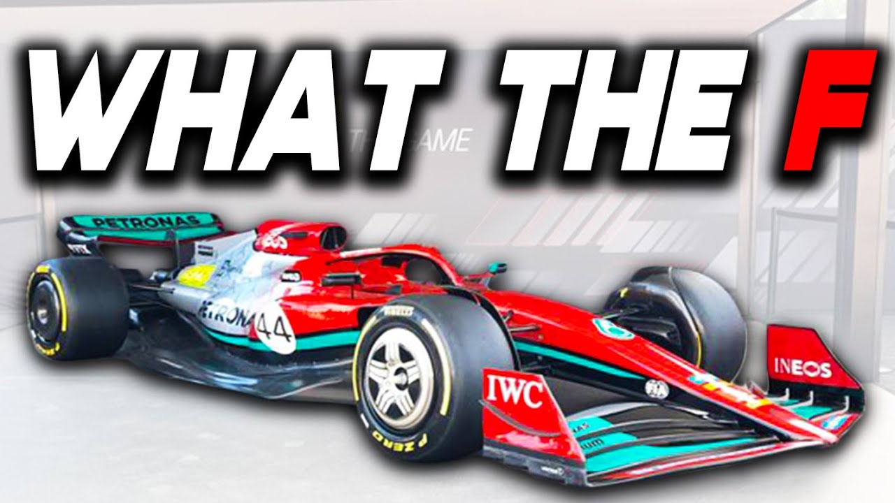 RED MERCEDES F1 CAR | BELGIUM GP 2022 - YouTube