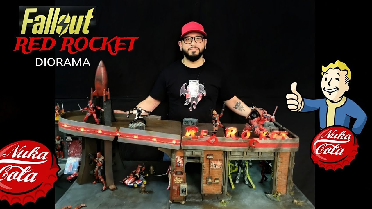 FALLOUT RED ROCKET DIORAMA - YouTube
