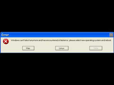 Microsoft Sam Reads Computer Errors - YouTube