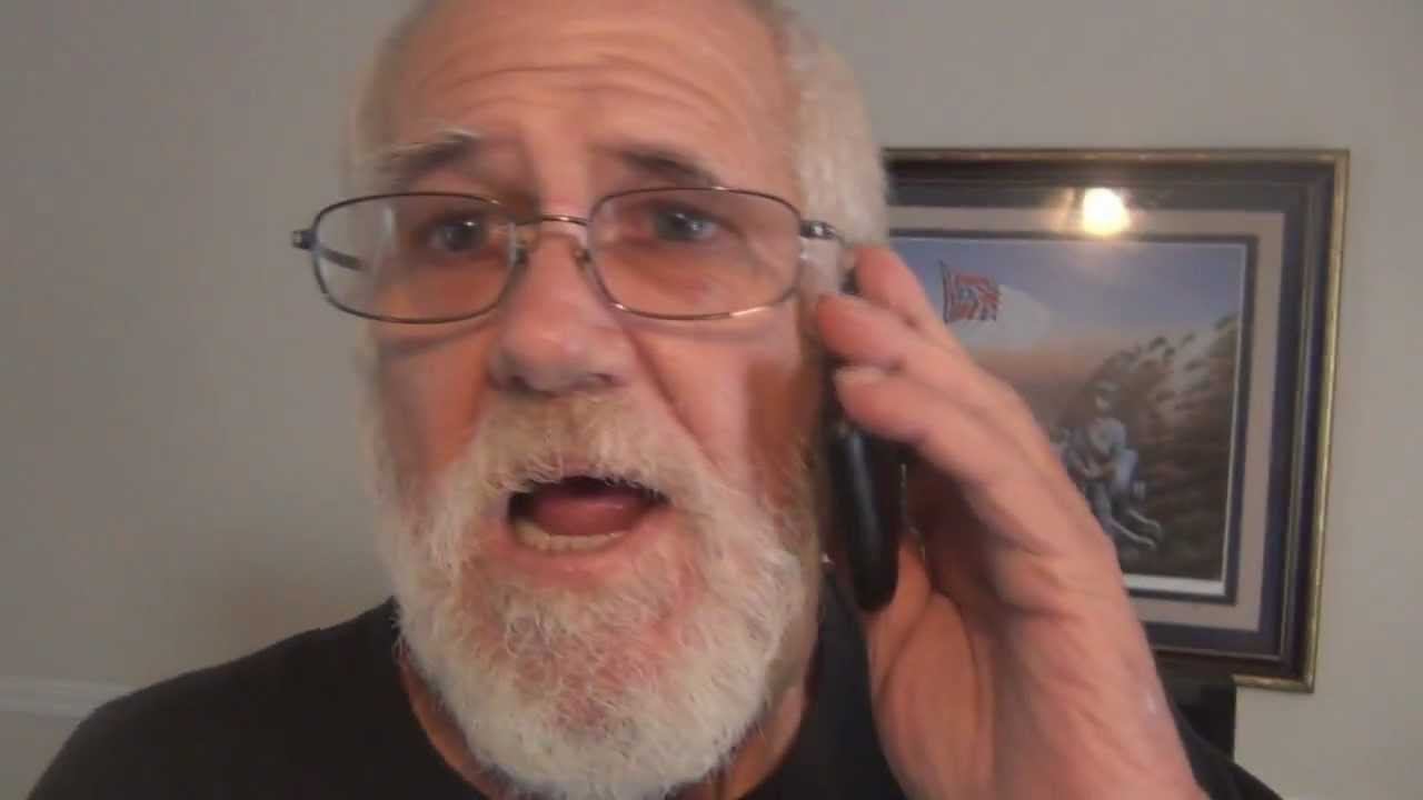 ANGRY GRANDPA DESTROYS TV! - YouTube