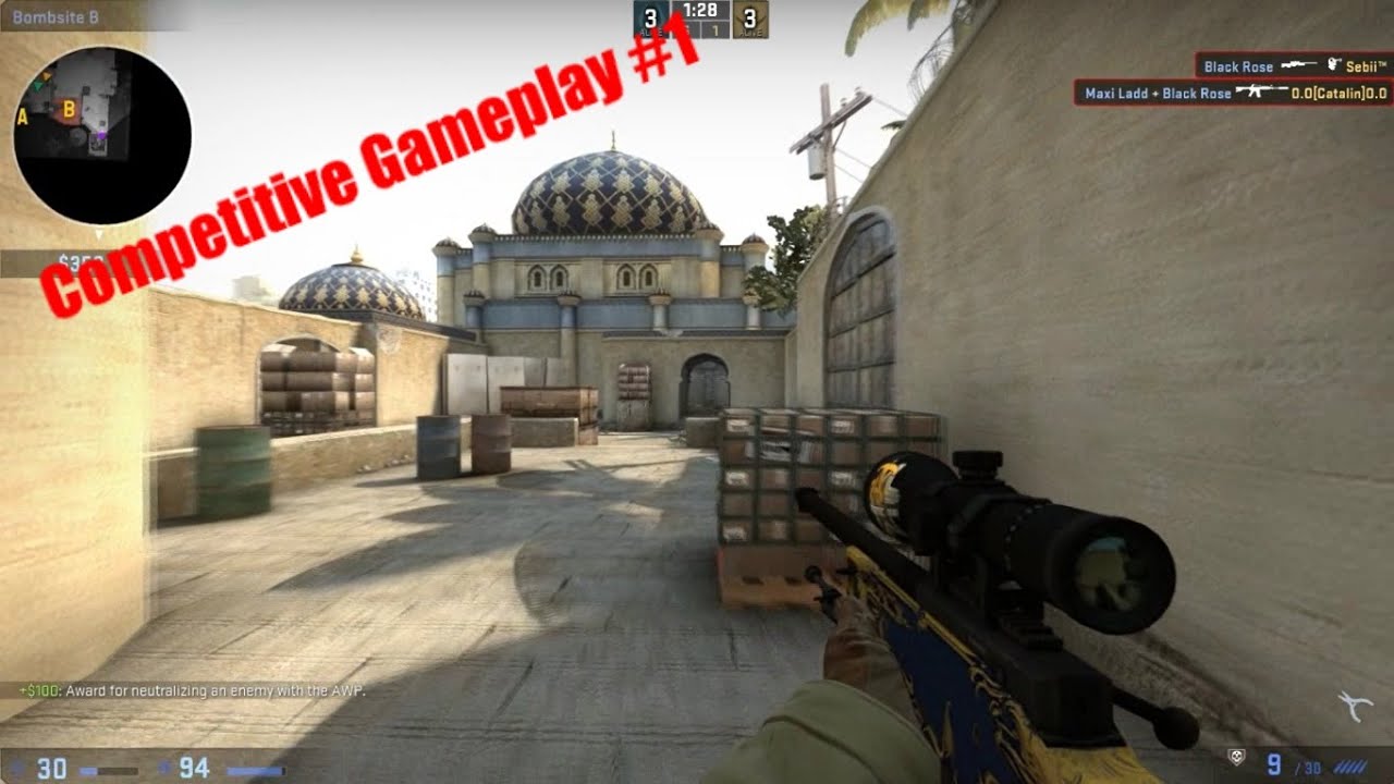 Counter Strike: Global Offensive Competitive Game #1- At least I tried ...