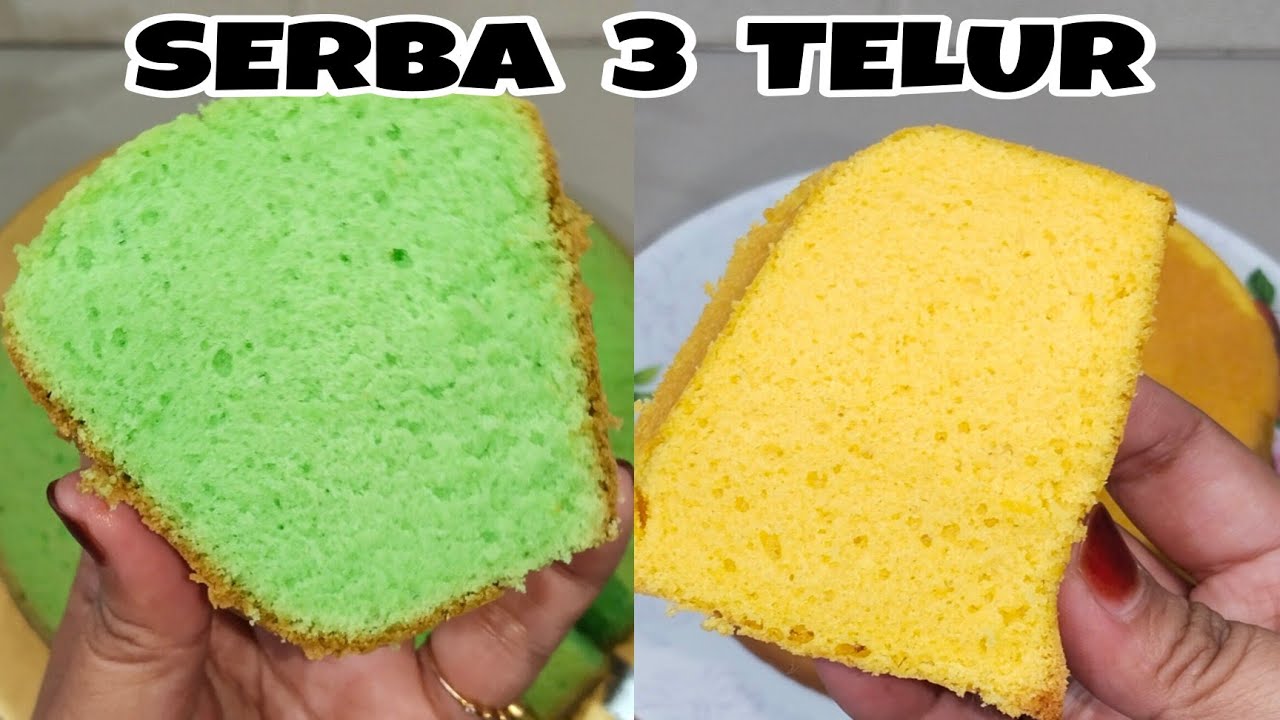 SERBA 3 BUTIR TELUR // BOLU PANGGANG LEMBUT DAN ENAAK BANGET !! - YouTube