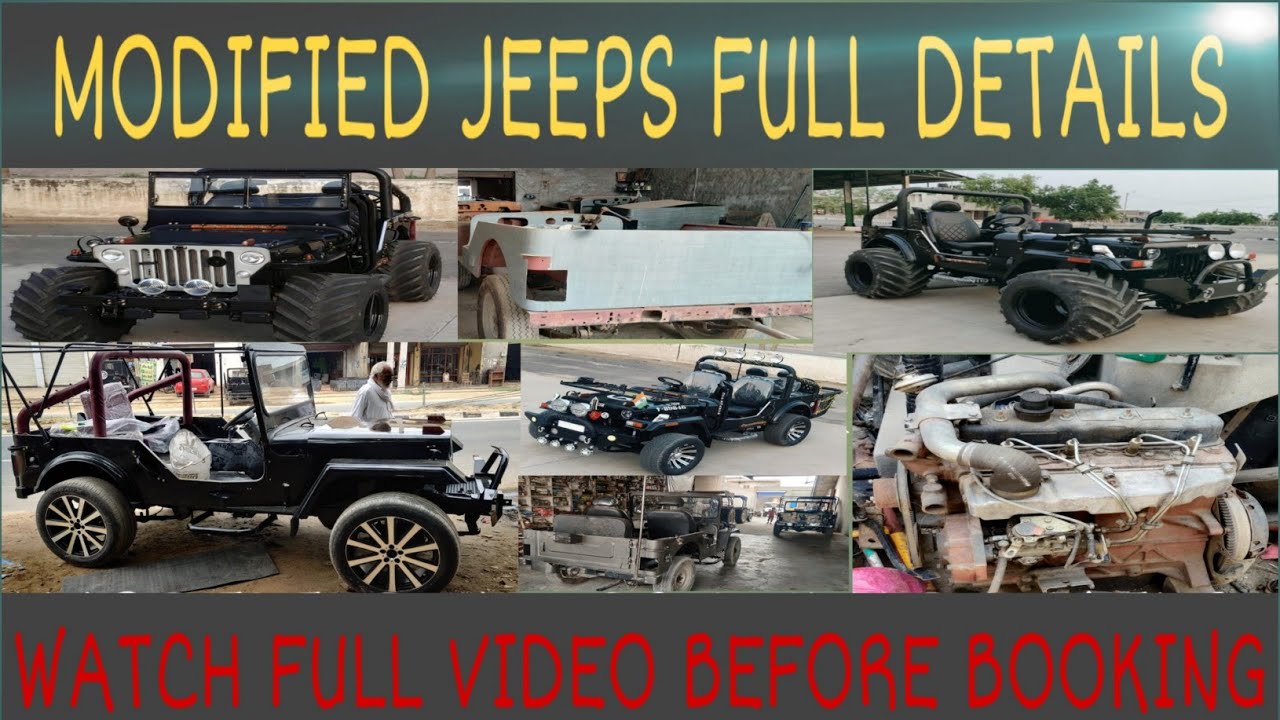 How we make MODIFIED JEEP full details about jeep watch full video ...