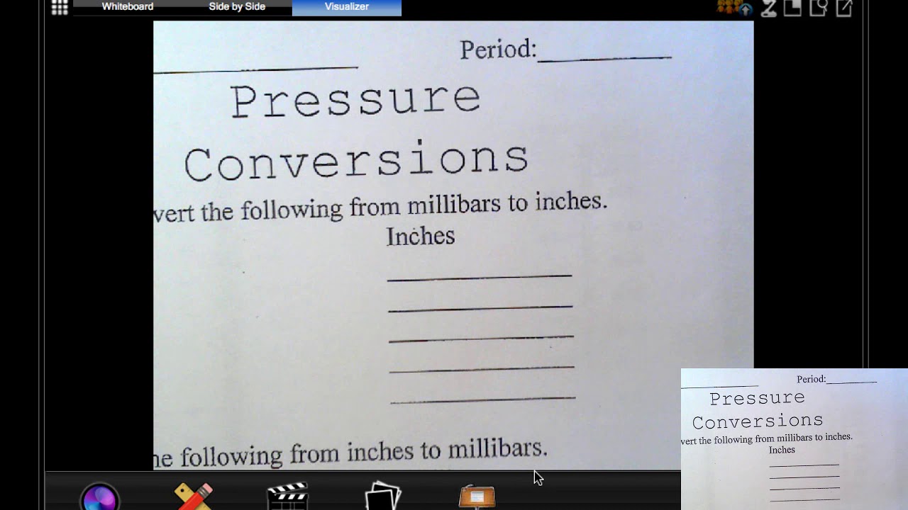 Pressure Conversion worksheet - YouTube