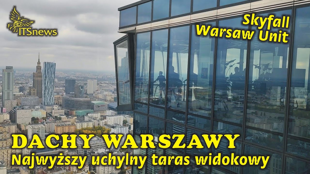Skyfall Warsaw - najwyższy uchylny taras widokowy. 46 piętro wieżowca ...