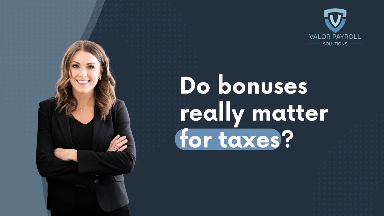 Do bonuses really matter for taxes? Let's go over discretionary vs non ...