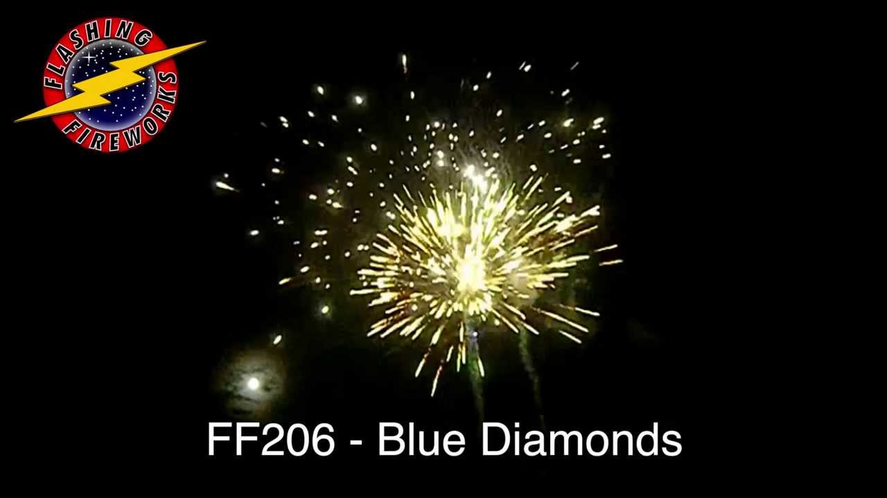 Blue Diamonds - Flashing Fireworks - YouTube