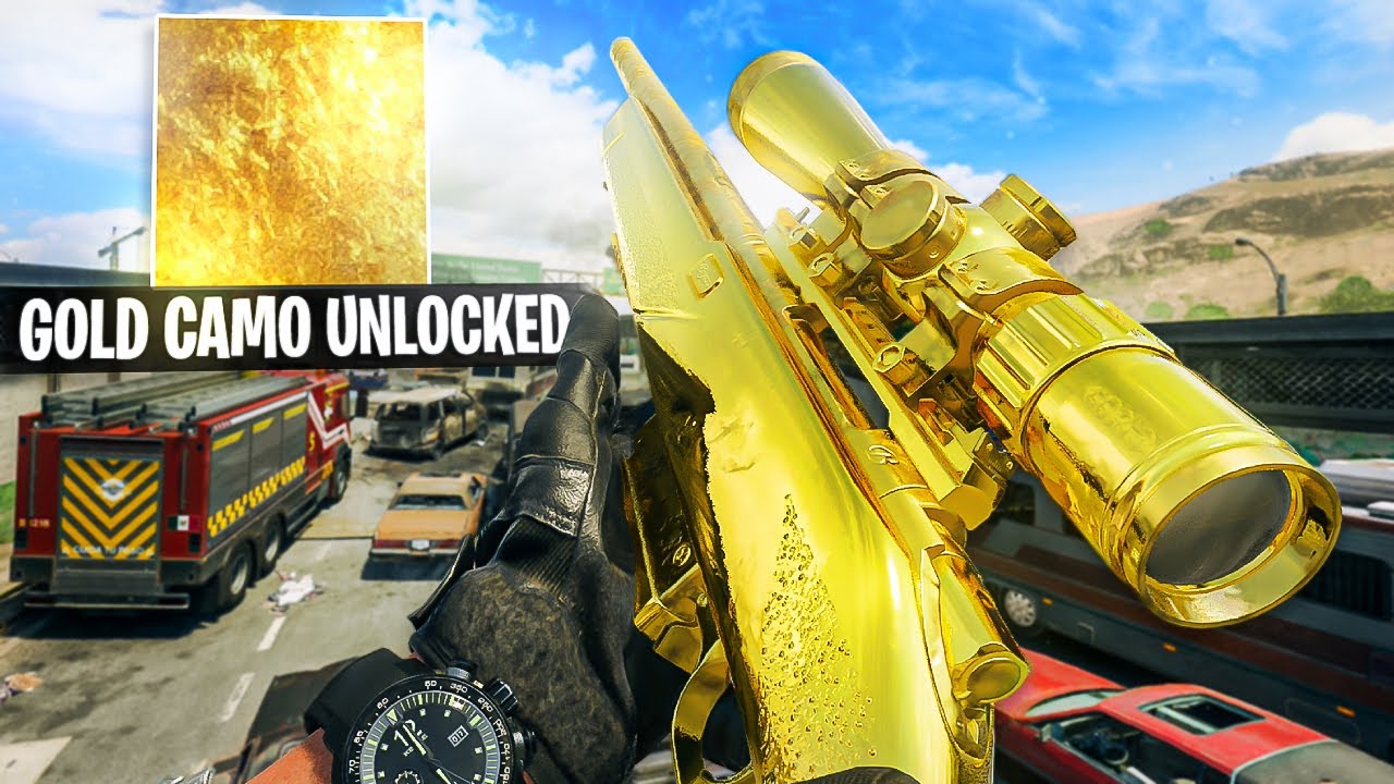unlocking the NEW GOLD SP-R 208 Sniper.. (Modern Warfare 2) - YouTube