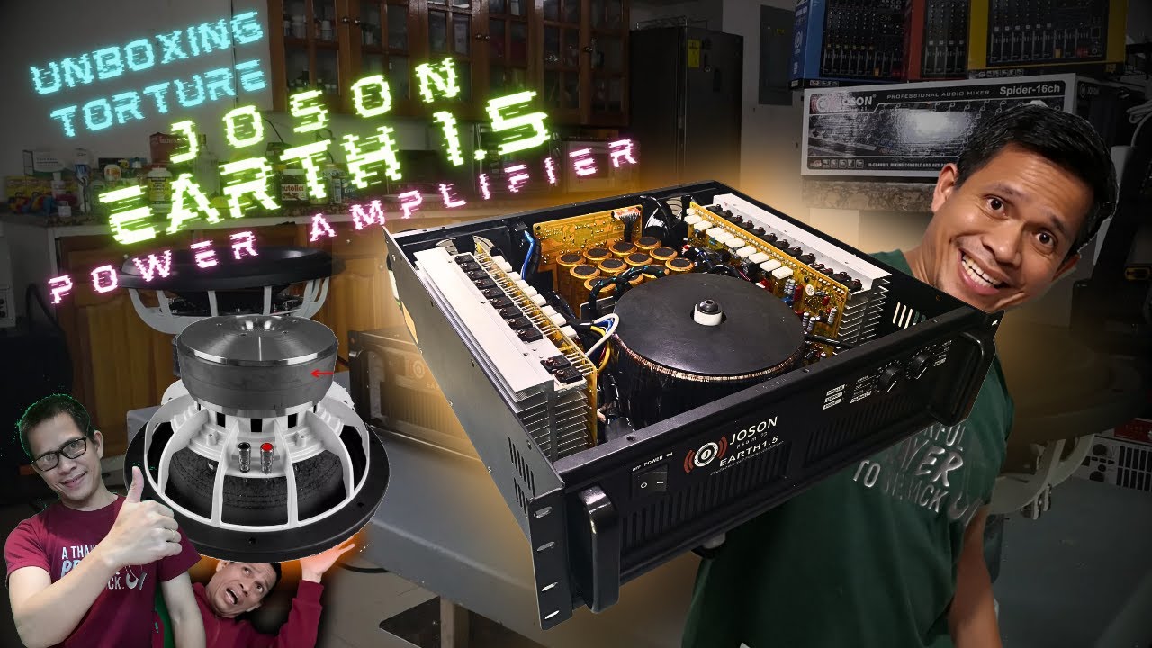 Unboxing Review Torture EARTH 1.5 Power Amplifier - Siksik na Power Amp ng Joson | Aleks On ...