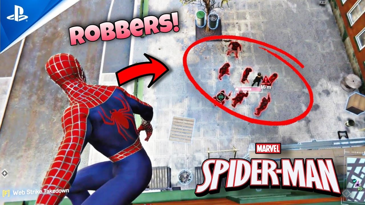 SPIDERMAN PETER PARKER Bullying Street Robbers & Epic Fight | Marvel's ...