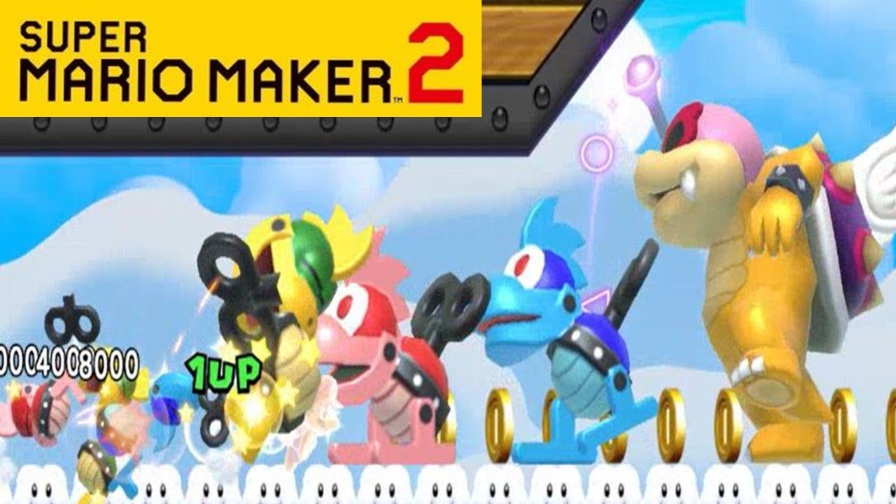SUPER MARIO MAKER 2 - KOOPALINGS BOSS THEMED & STANDARD STAGES ...