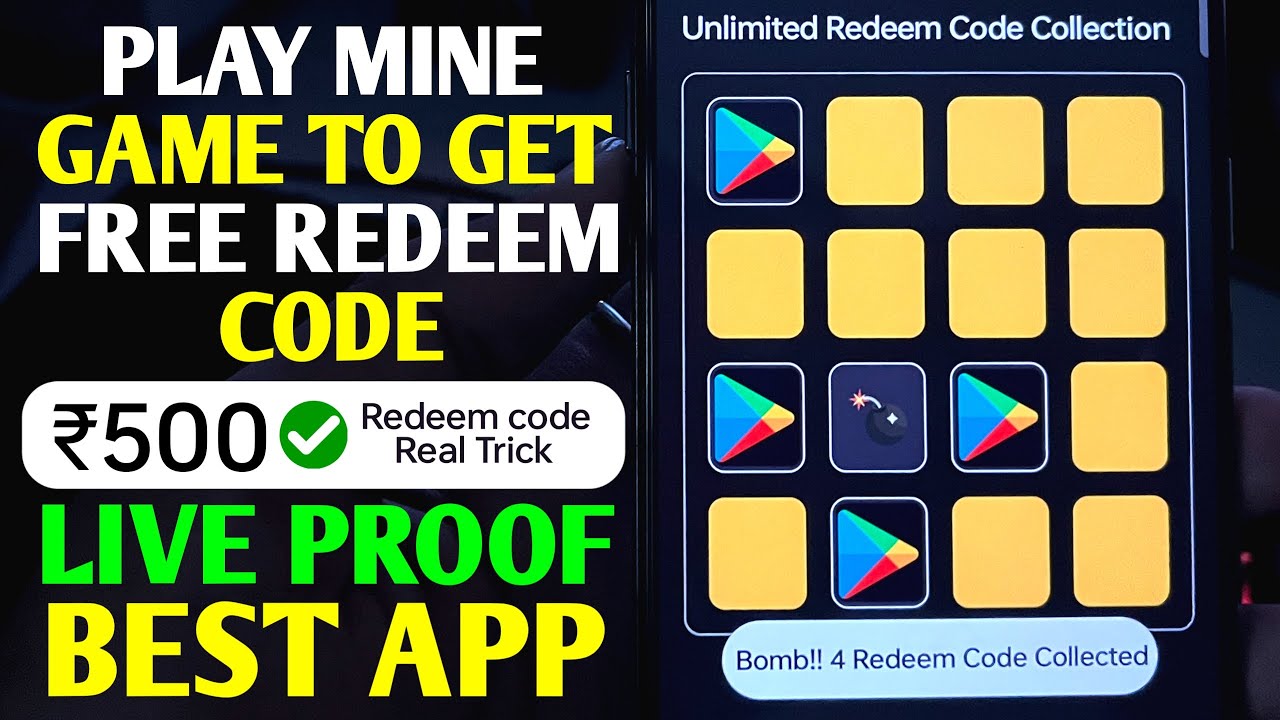 New Trick-Free Redeem Code App| How To Get Free Redeem Code| Redeem ...