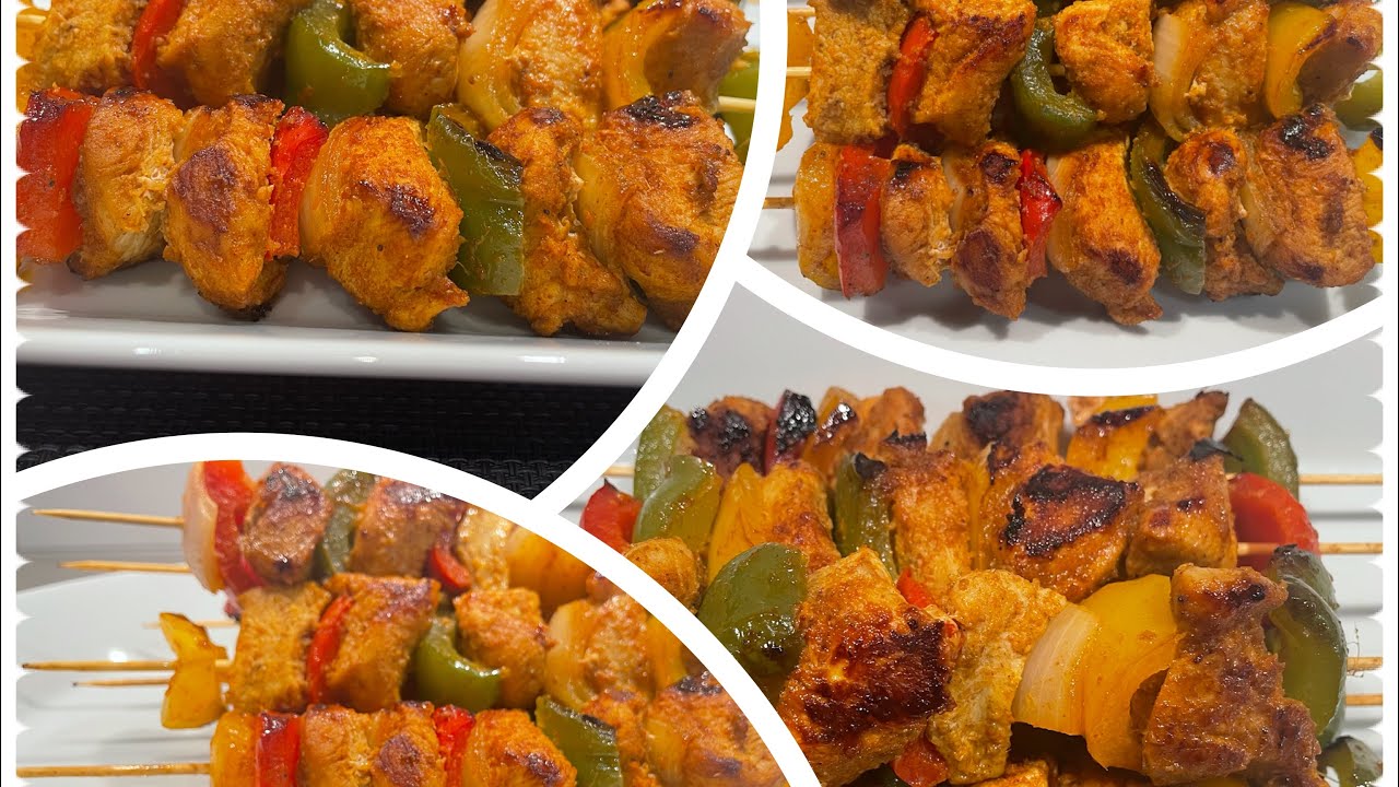 Chicken shashlik Recipe/ Sizzling Chicken shashlik sticks by Mrs saqib ...