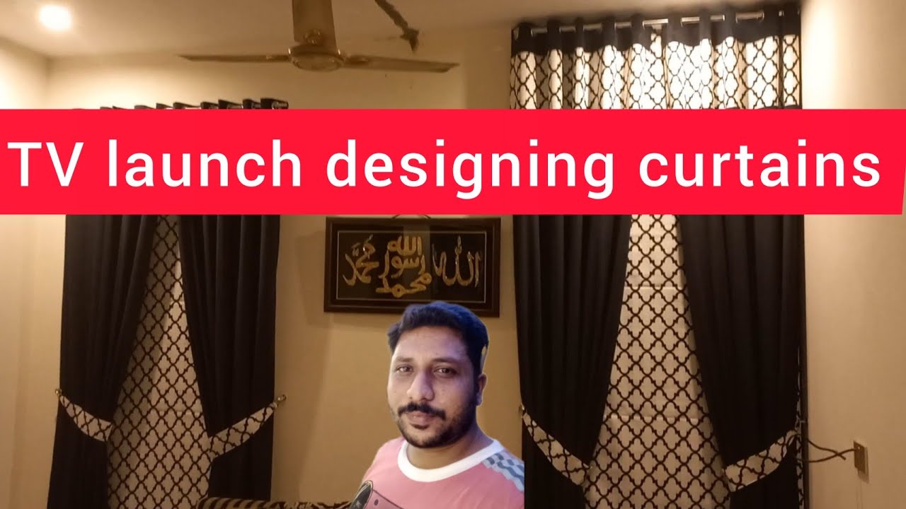 TV Launch Designing Curtains | Parde | BLIND | Fitting Blinds ...
