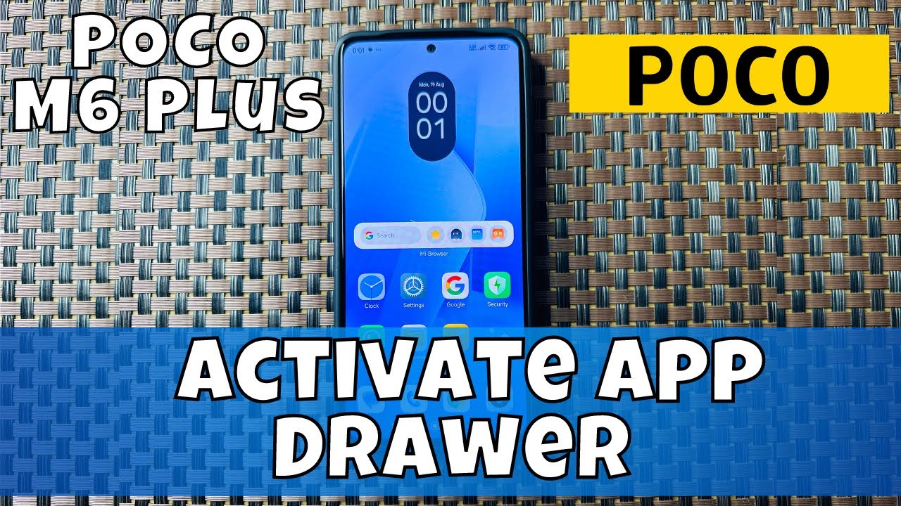 How To Activate App Drawer On POCO M6 Plus - YouTube
