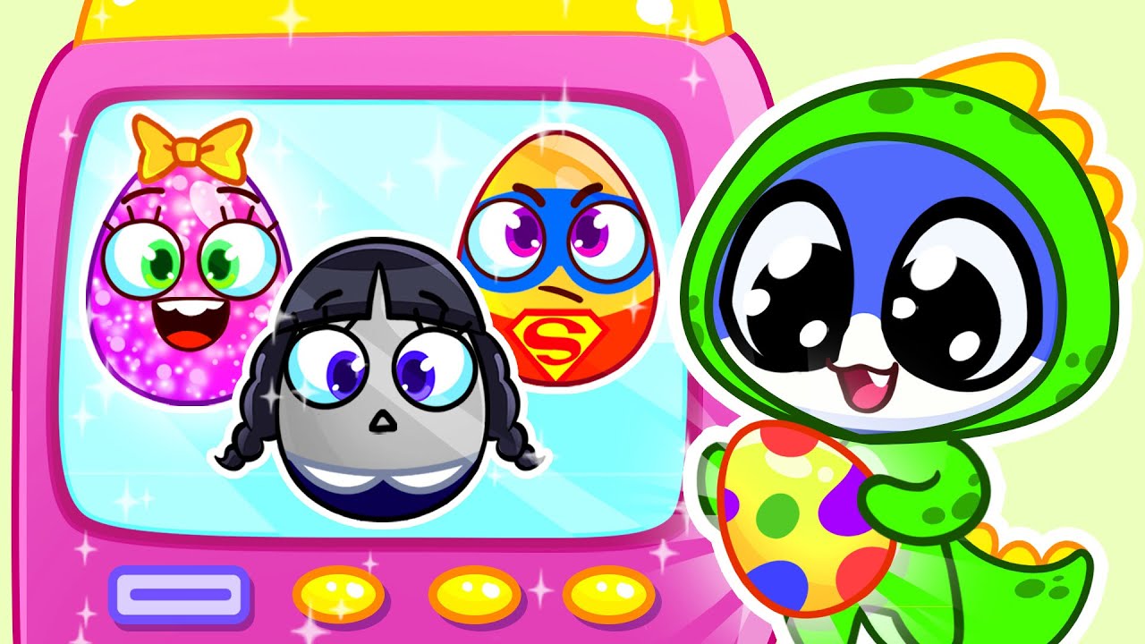 Surprise Eggs Kids Story 🐣 Mystery Vending Machine Best Cartoons for ...