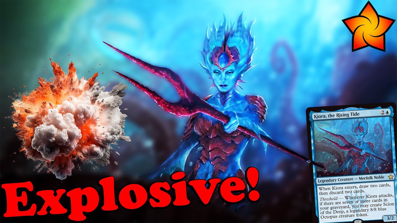 MTG Modern Kiora Threshold 🌊COMBO🌊 Deck! Kiora, the Rising Tide Discard ...