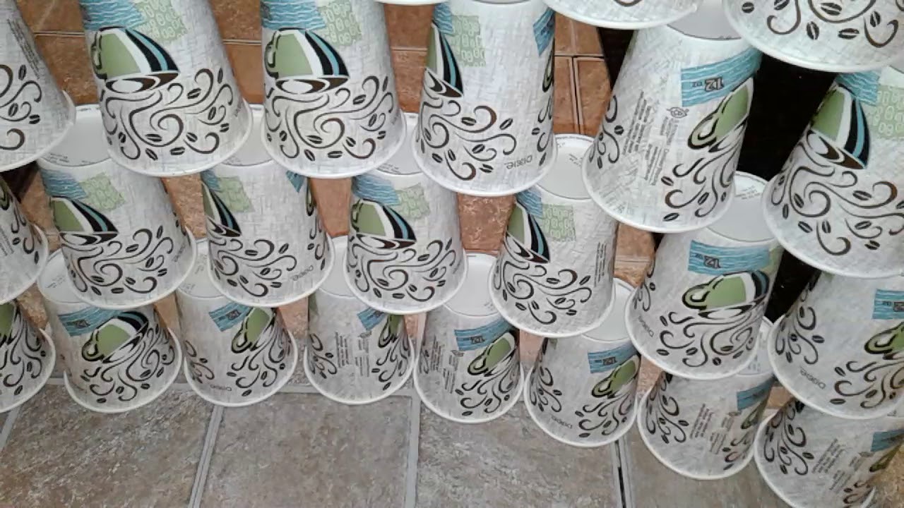 Knocking down Cups - YouTube