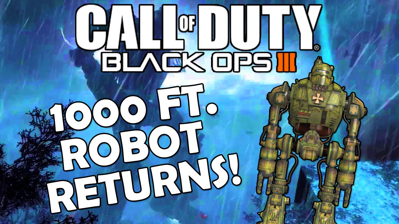 Black Ops 3 Zombies: GIANT ROBOT RETURNS! (Der Eisendrache Hidden Robot ...