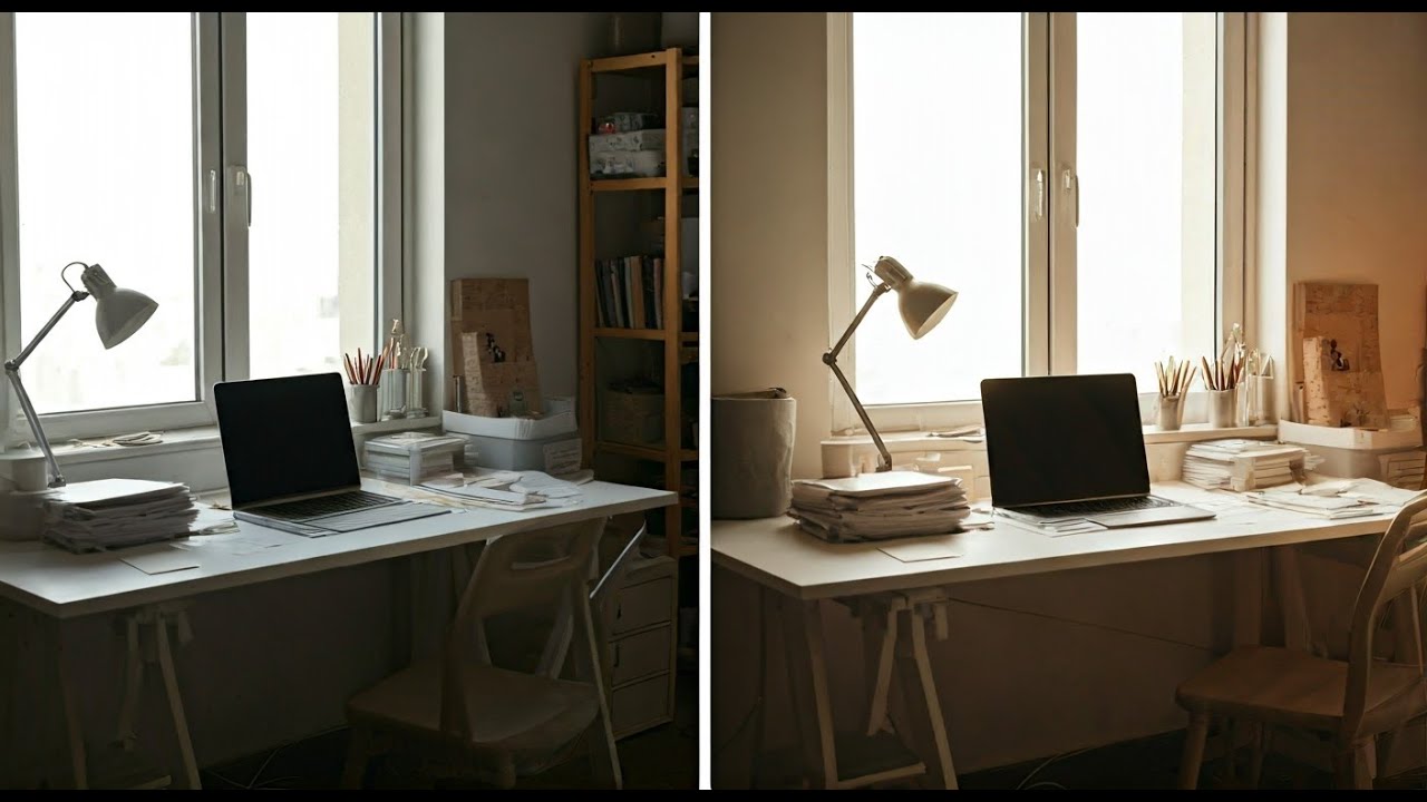 Minimalist Home Office Makeover with Recycled Materials - YouTube