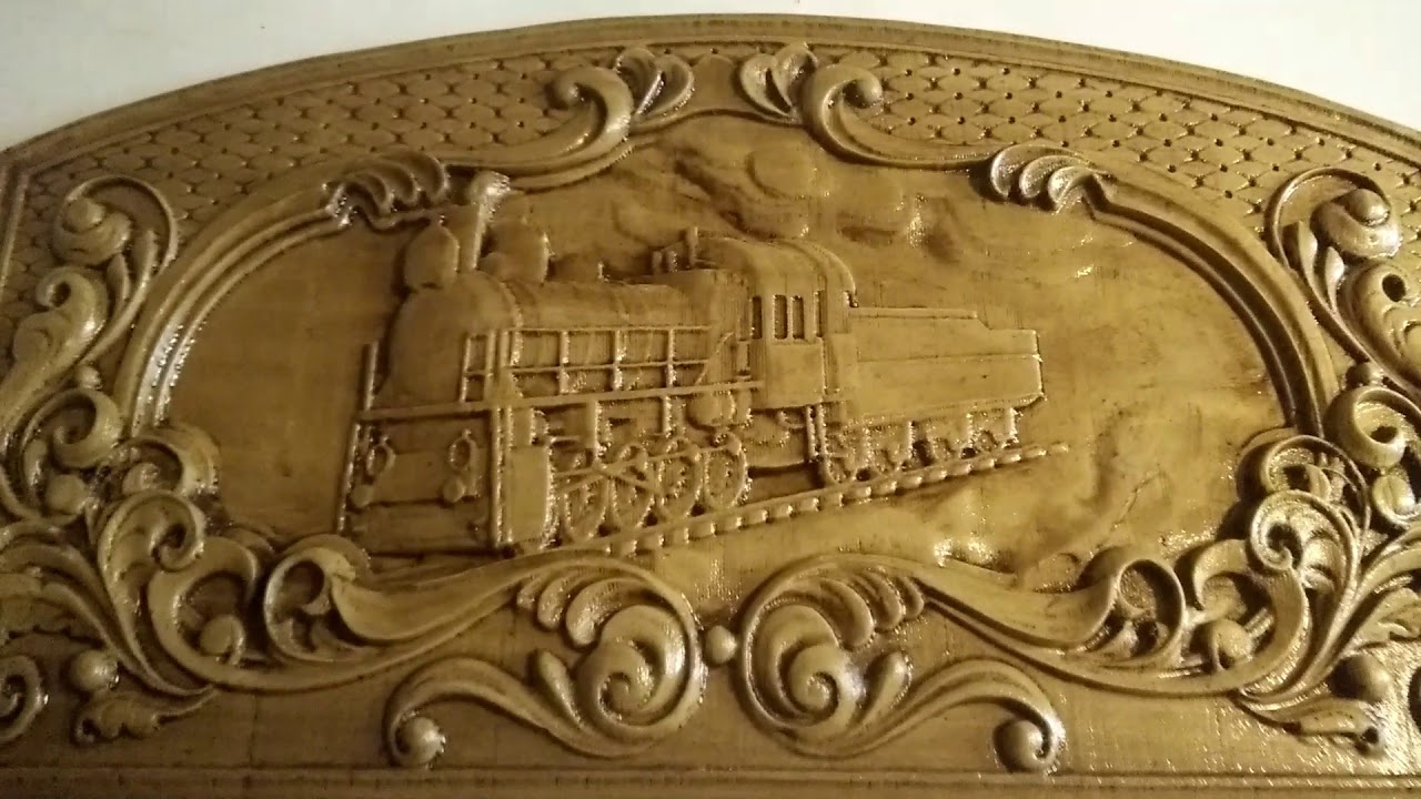 MPCNC Train Carving - YouTube