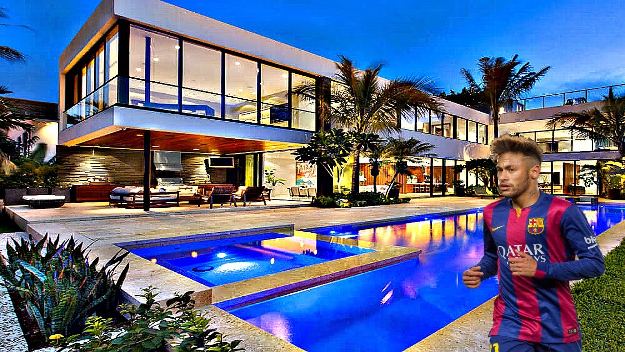 10 Amazing and Crazy houses of Footballers - YouTube