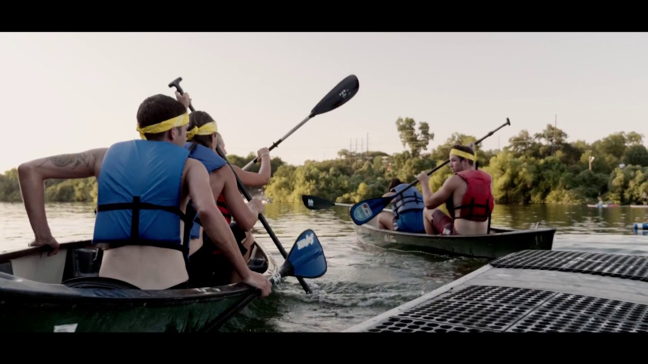 Rowing Dock Employee Event #teambuilding - YouTube