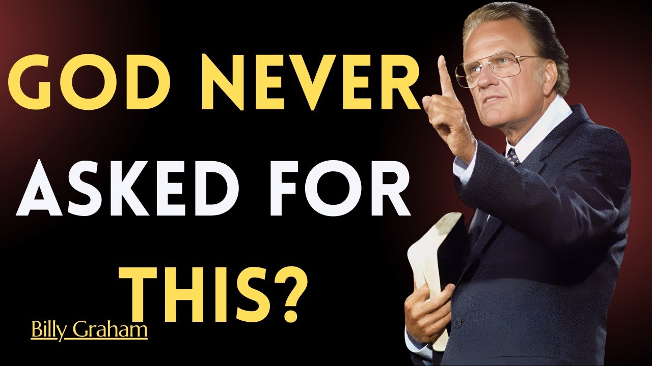 The Shocking Truth: Tithing Is a Sin | Billy Graham | faith motivation ...