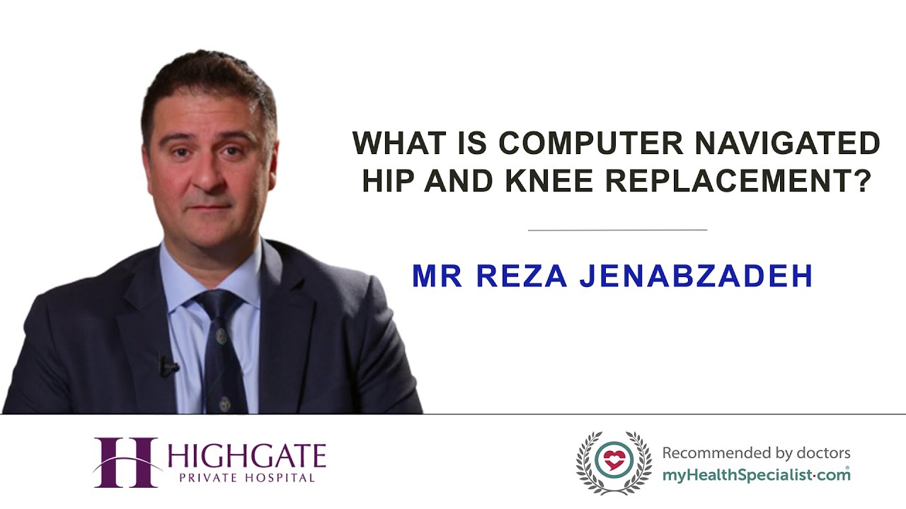 What is computer navigated hip and knee replacement? - YouTube