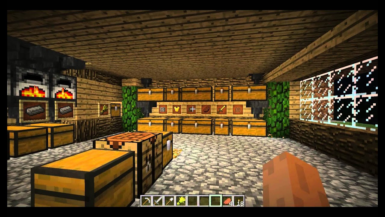 minecraft: Simple Smart House II 13w02b II - YouTube