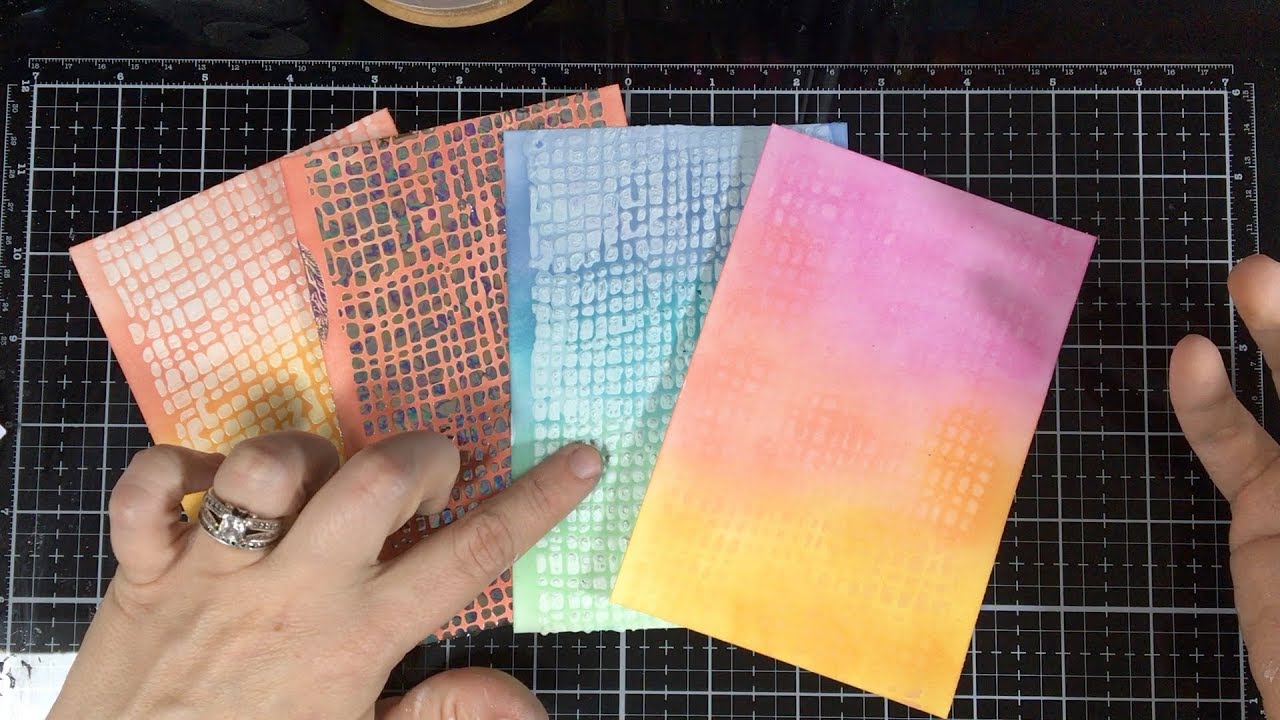 Resist Techniques with Pigment Inks & Other Mediums - YouTube