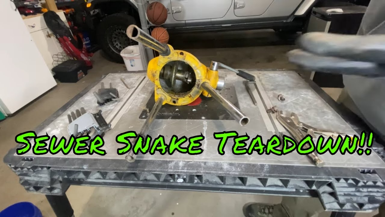 OrangeA Sewer Snake Machine: A Look Inside - YouTube