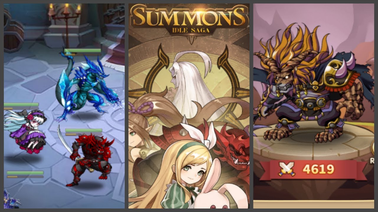 Summons: Idle Saga (Gameplay) - Idle RPG - [Android Fragments]🧩 -#1 ...
