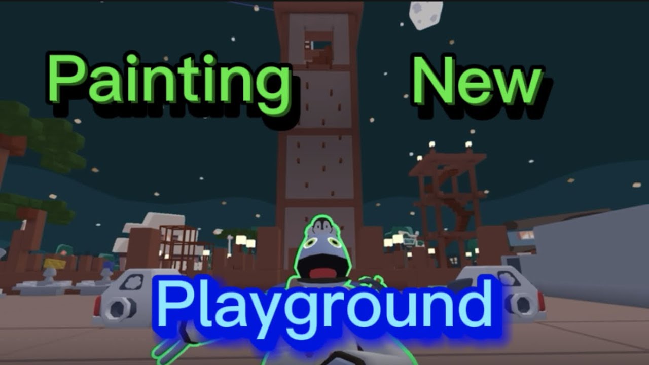 Painting the new playground one color in yeep’s hide and seek #yeeps # ...