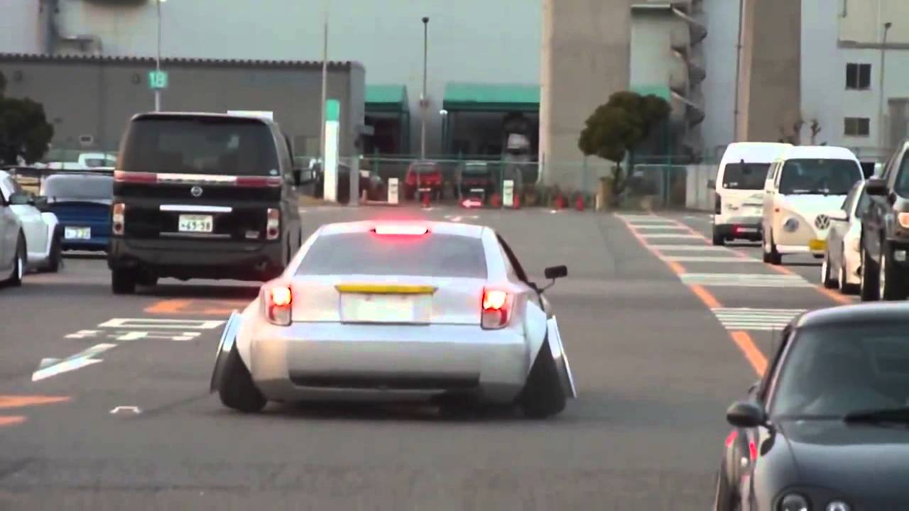 ЗАБАВНО! Crazy camber Kawashima Celica leaving the Nagoya Exciting Car ...