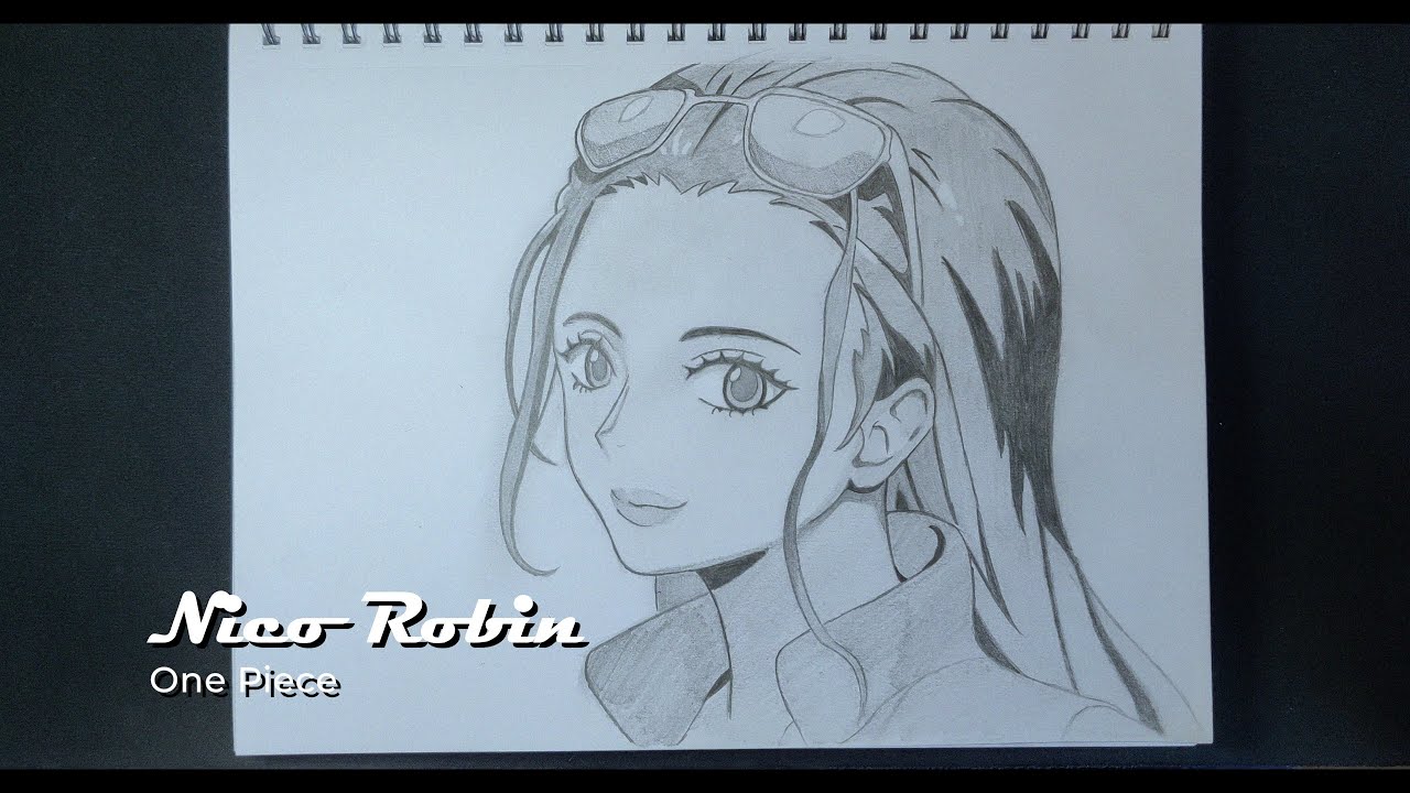 Drawing Nico Robin | One Piece | Anime | Timelapse - YouTube