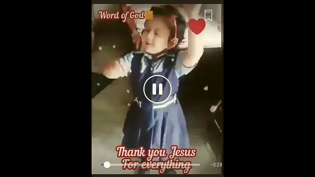 A Cute baby girl dancing Thank You Jesus - YouTube