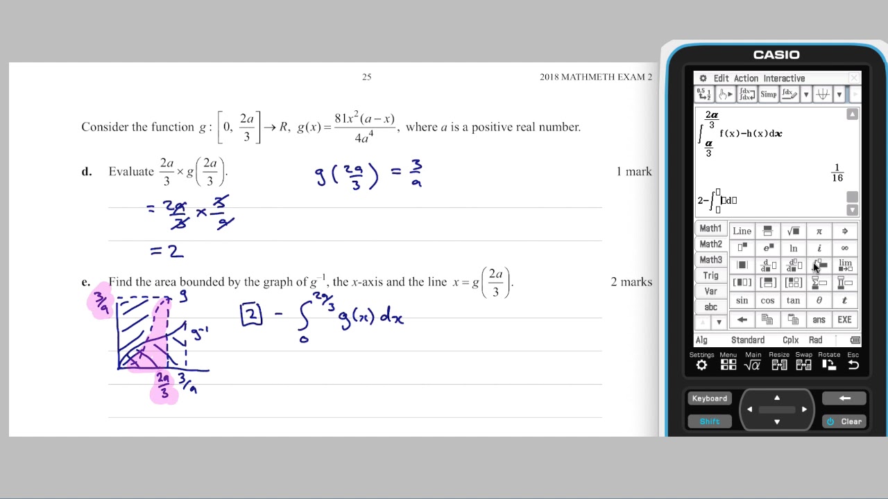 2018 VCE Maths Methods Exam Solutions Section B - Question 5 - YouTube