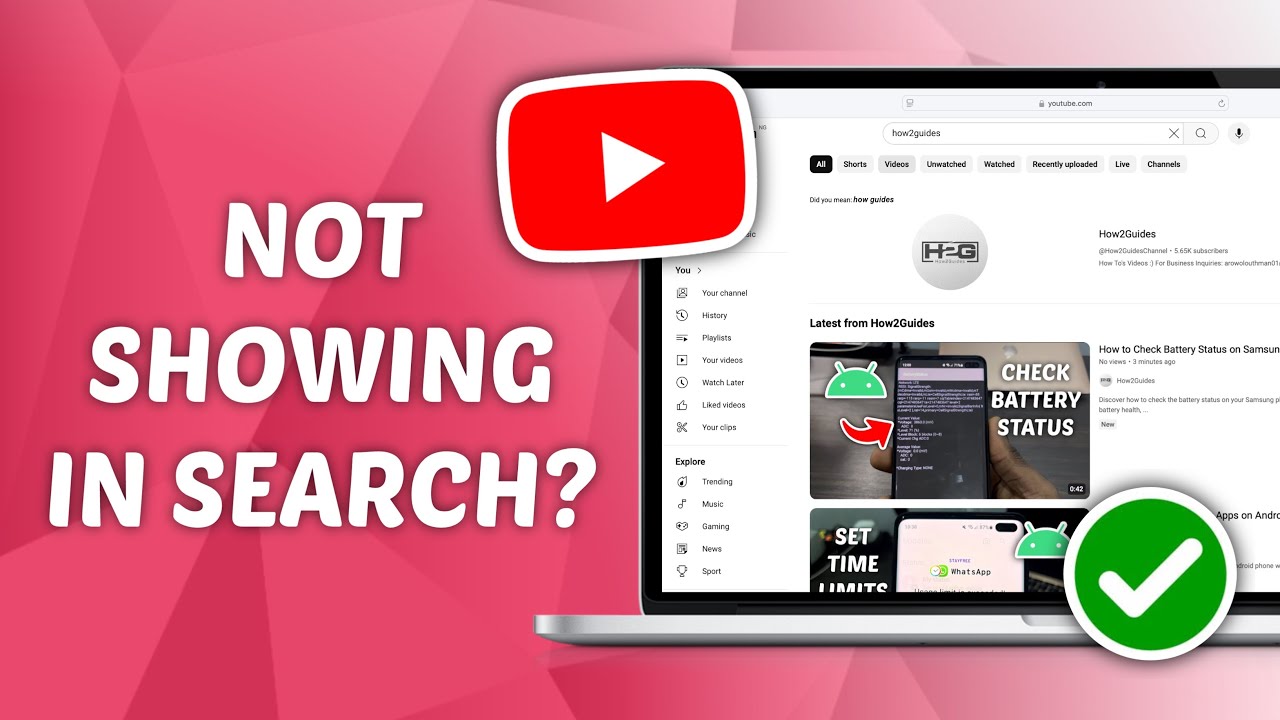 How to Fix YouTube Channel Not Showing in SEARCH - YouTube