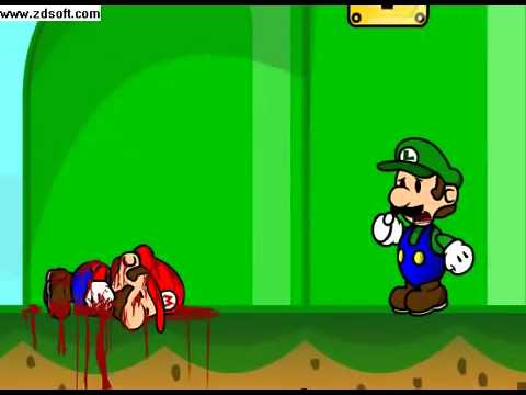 Mario's big fall! - YouTube