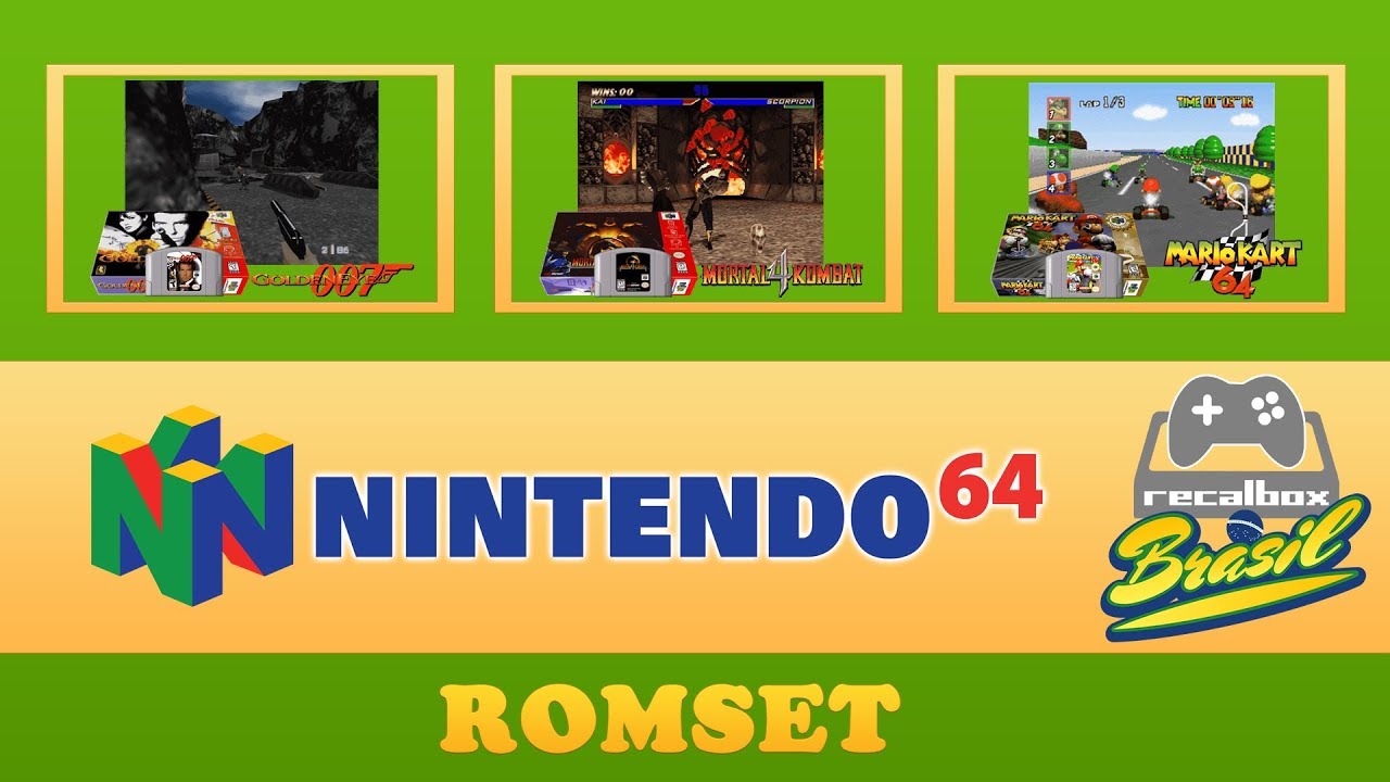 ROMS DE NINTENDO 64 ( RCALBOX - BATOCERA - RETROPIE ) - YouTube