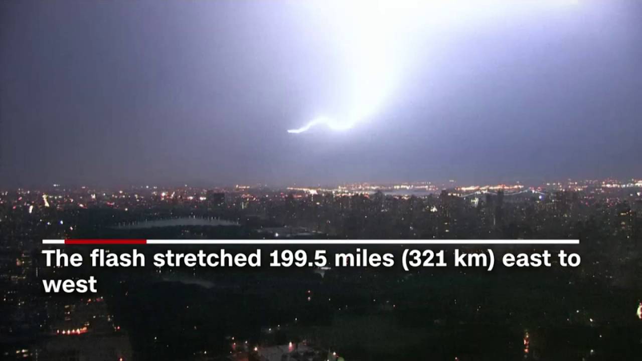 Longest LIGHTNING Recorded ! 45second - YouTube