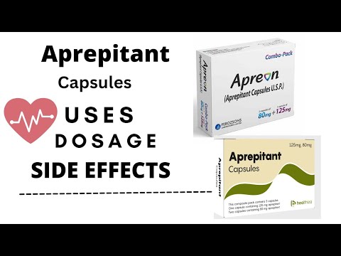 aprepitant capsules uses in Hindi | aprepitant mechanism of action ...