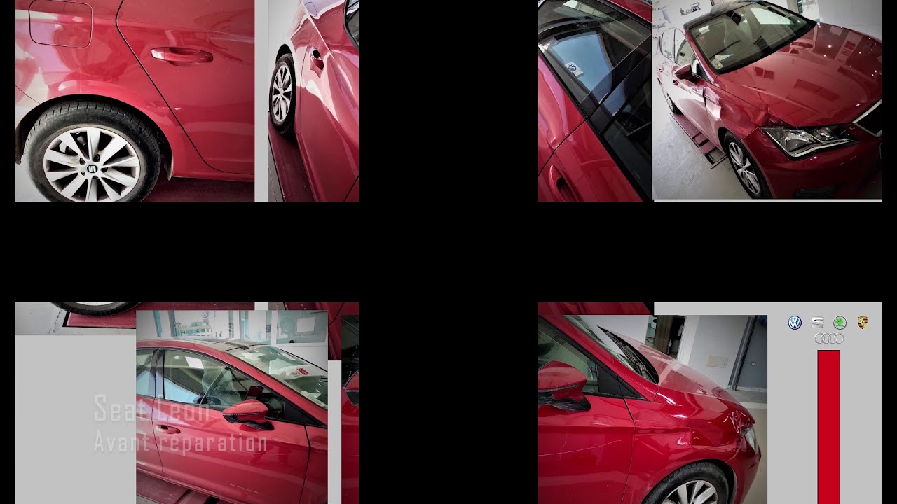 Seat Leon rouge 0X1 - YouTube