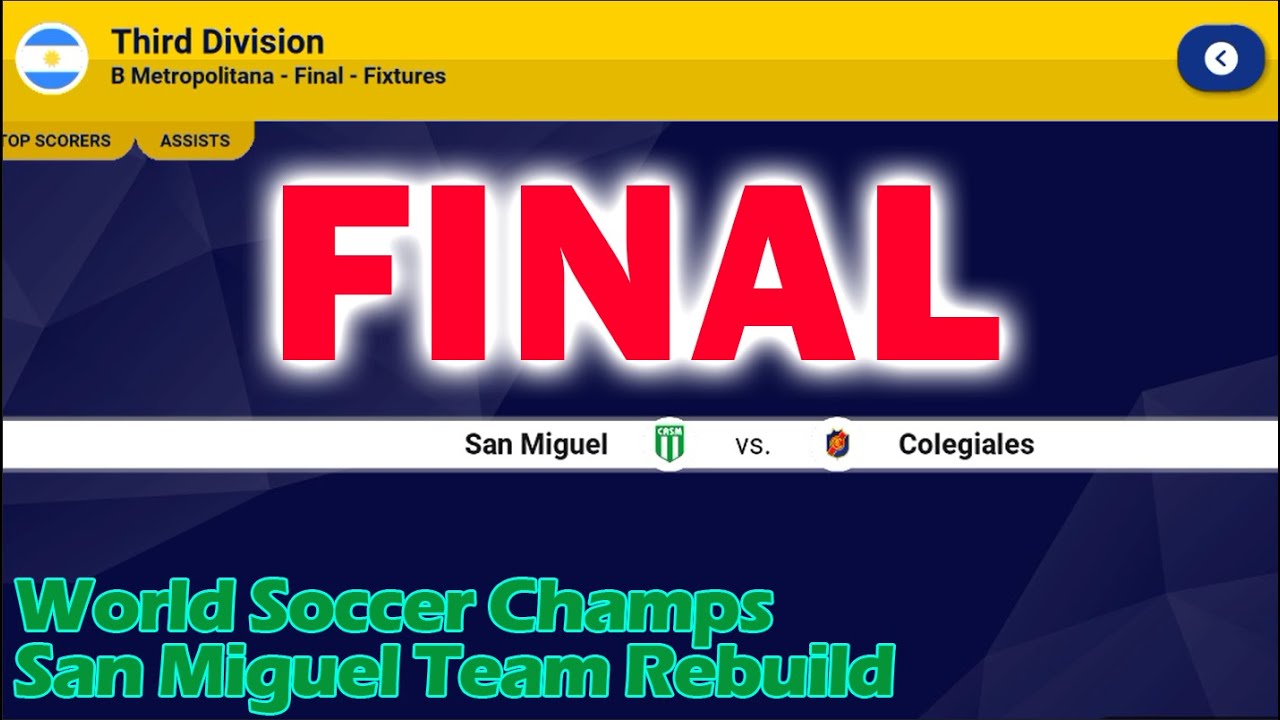 THE LEAGUE FINAL!! - WSC San Miguel [5] - YouTube