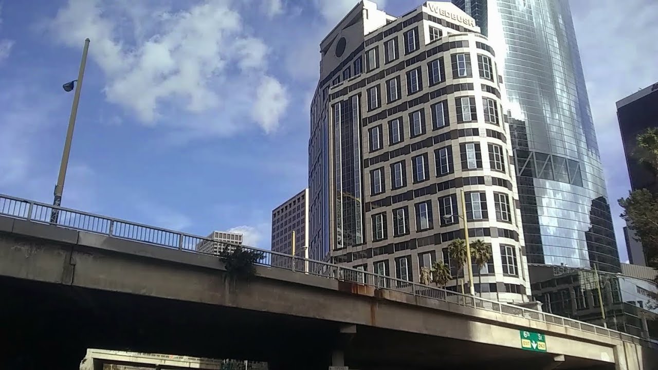 From the 105 to the 110 - Using FasTrak - YouTube